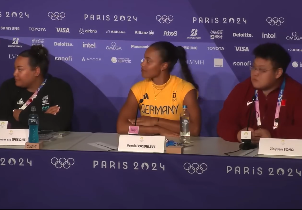 WATCH: Olympic gold medalist sings praise to Jesus during press conference - CHVNRadio: Southern ...